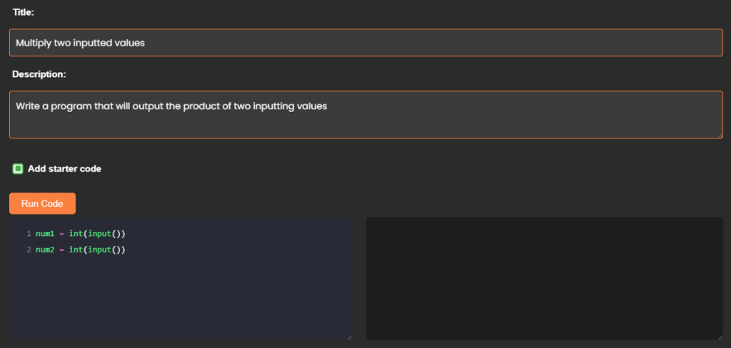 Creating a Self Marking Task (Teacher Created) – CSUK:Coder